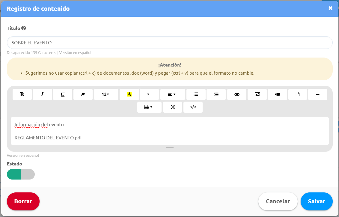 #CONSEJOTICKET 05: Cómo subir el archivo PDF – Apoyo